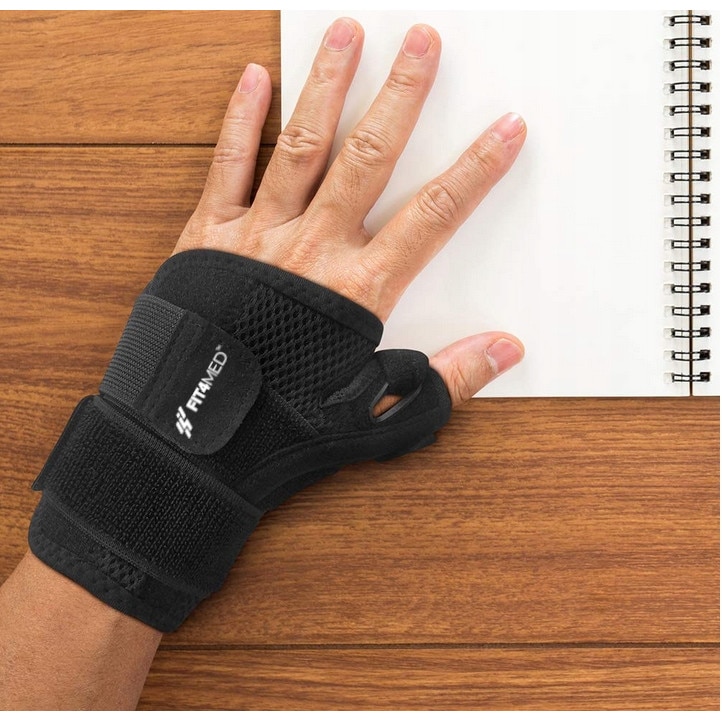 Orteza reglabila pentru degetul mare cu extensie pentru incheietura ...