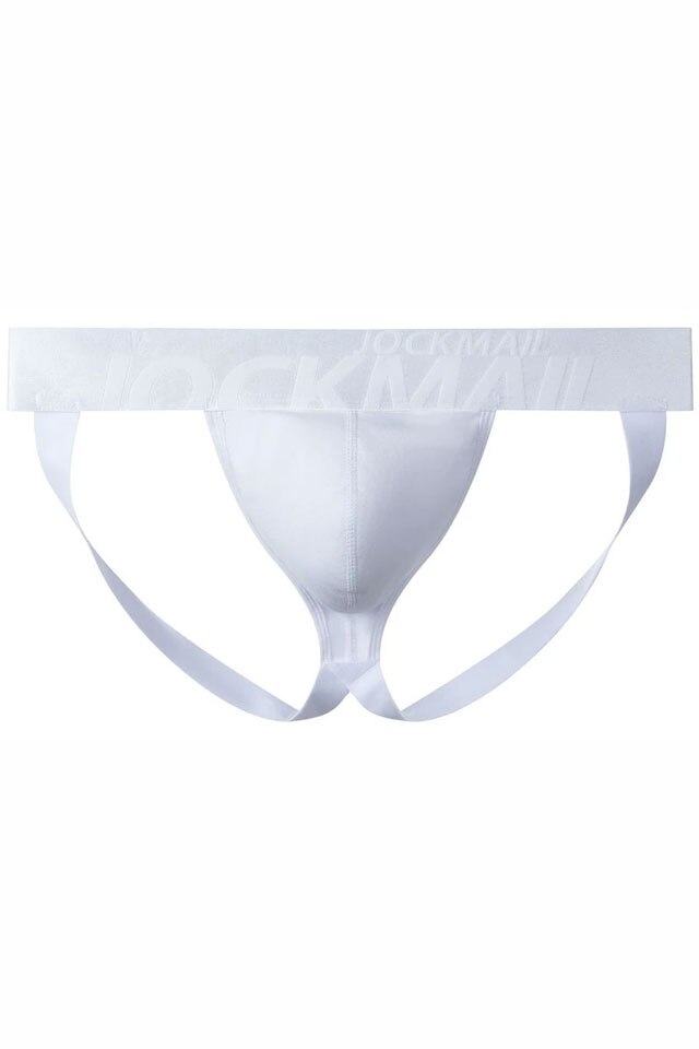 Chiloti Jockstrap Barbati JockMail Push Up Suspensor Open Back Shiny ...