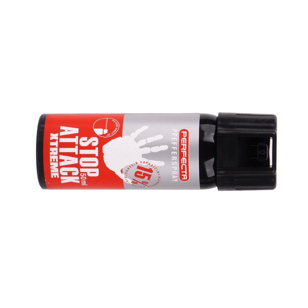 Spray cu piper Perfecta Stop Attack XTreme 50ml Jet rosu/argintiu - eMAG.ro