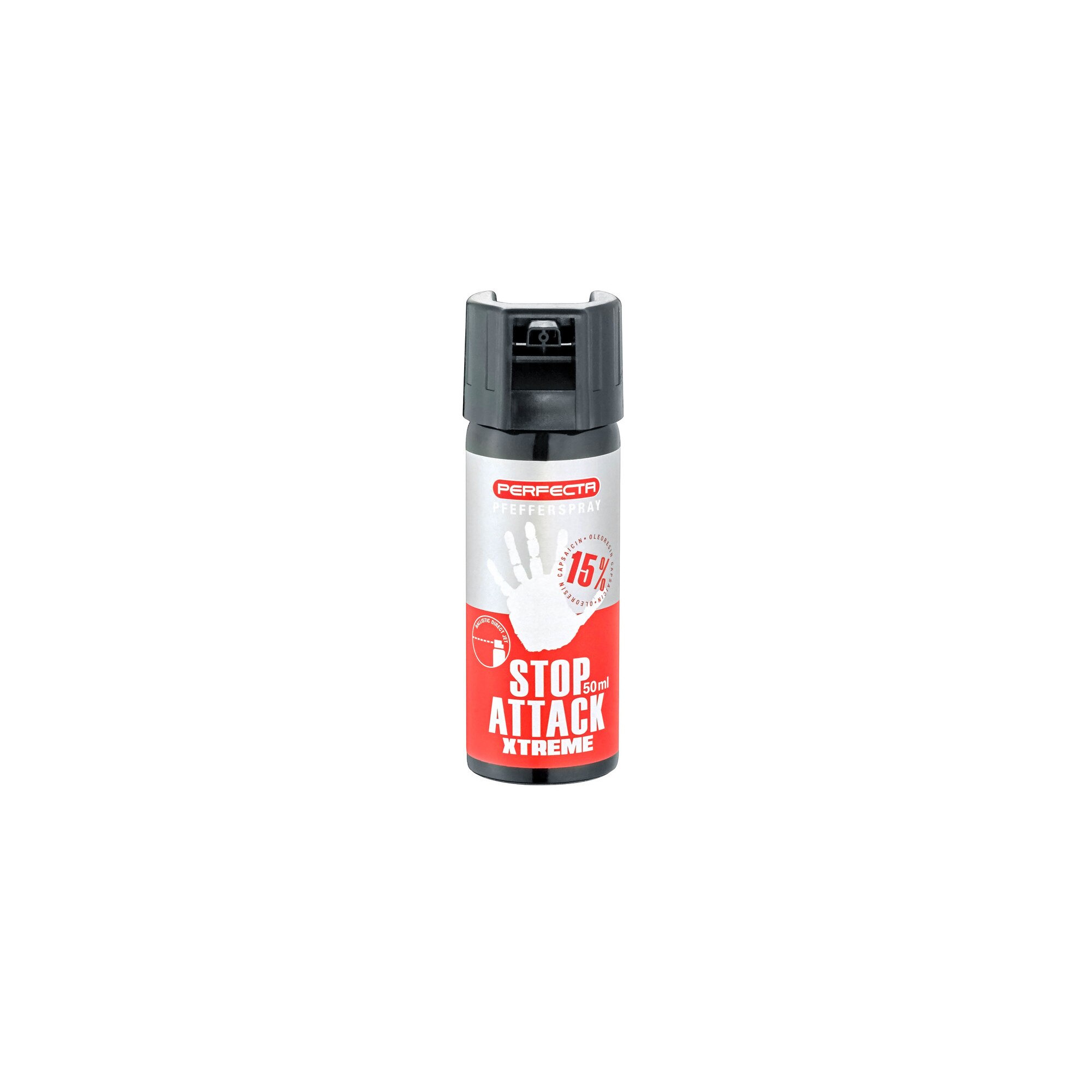 Spray cu piper Perfecta Stop Attack XTreme 50ml Jet rosu/argintiu - eMAG.ro
