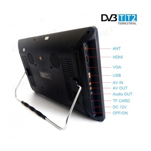 Televizor portabil, Vivas TV16, 16 inchi, 12/220V - eMAG.ro