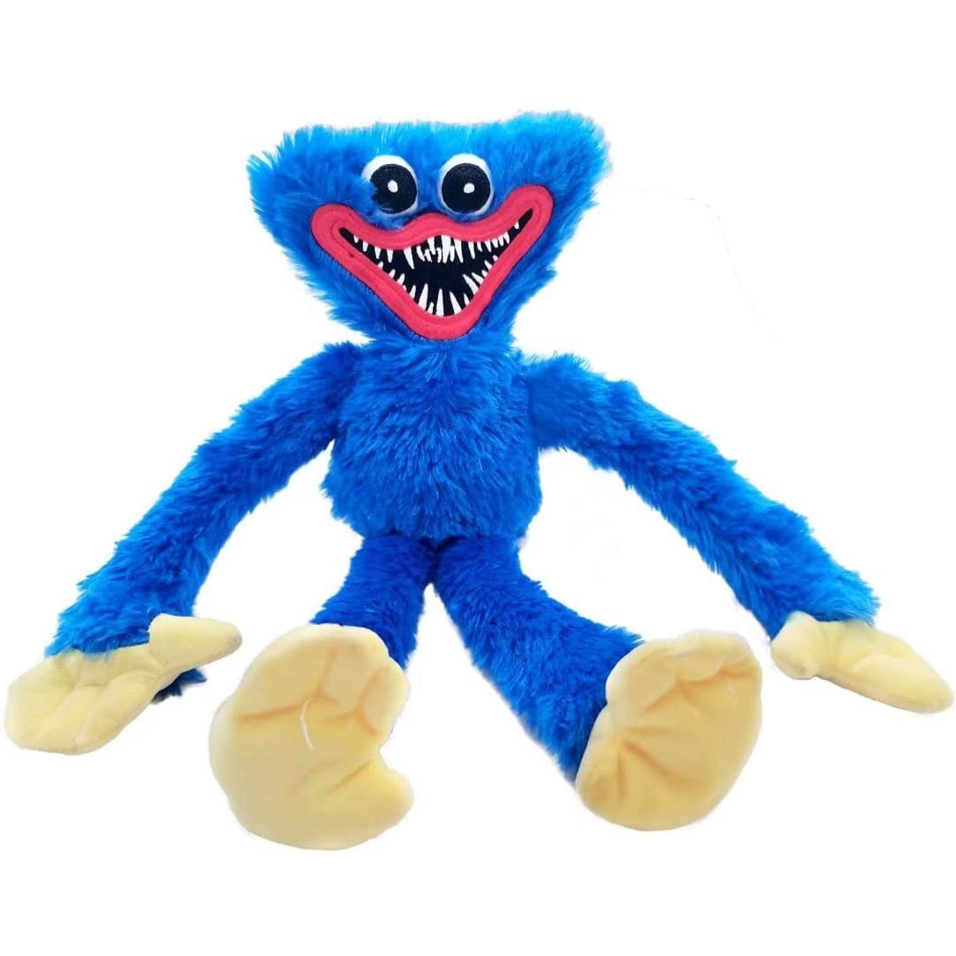Плюшена играчка ТЕА, Huggy Wuggy, Хъги Лъги, 35 см, Син - eMAG.bg