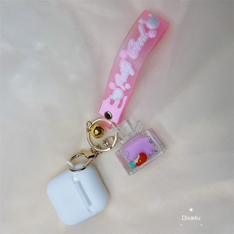 Breloc, Diva4u, Acril, Model sticla parfum, Roz - eMAG.ro