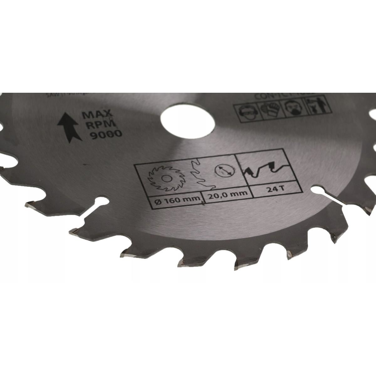 Disc circular vidia, 24 dinti, 160 mm, Drel - eMAG.ro