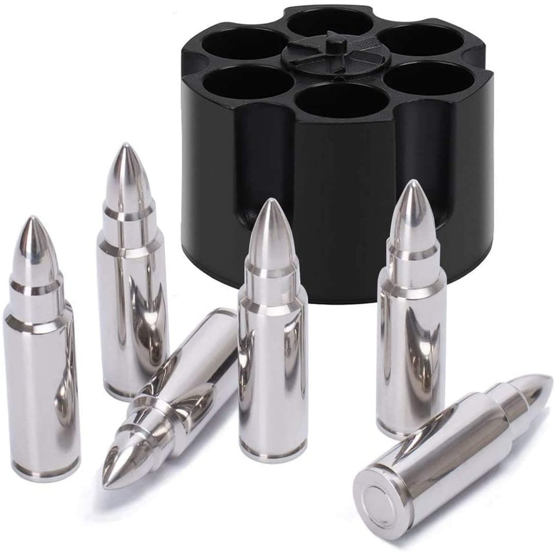 Set 6 gloante inox Feike pentru racirea bauturilor, reutilizabile - eMAG.ro