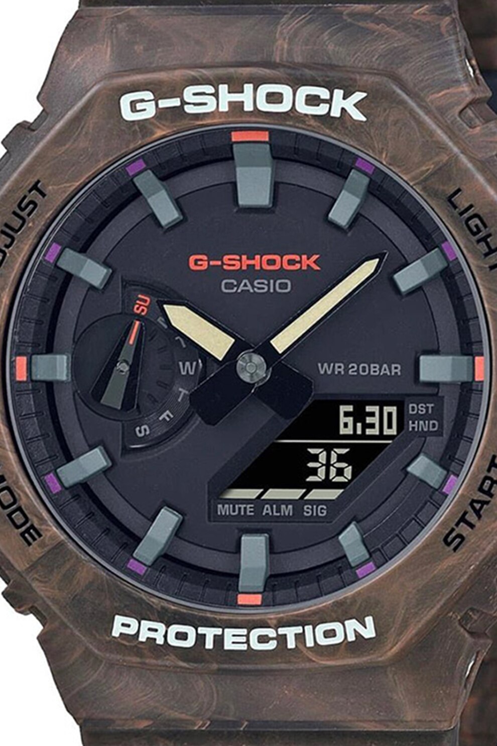 Часовник Casio G-Shock Resin Strap, кафяв - eMAG.bg