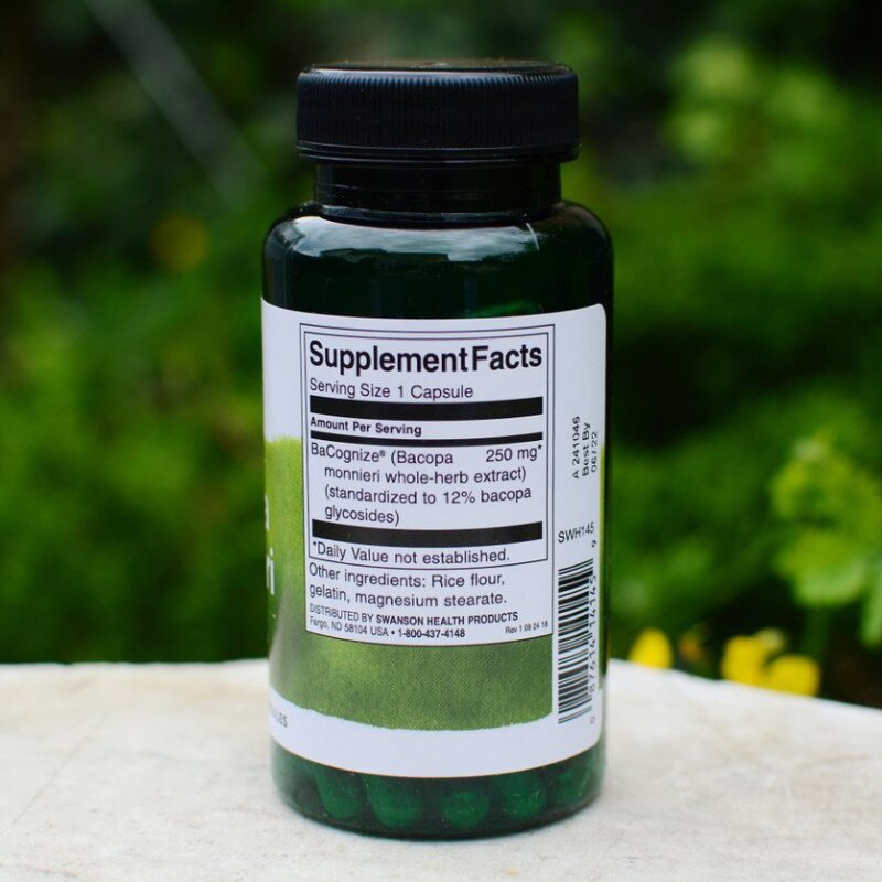 Bacopa Monnieri, 250mg, Swanson, 90 capsule SWH145 - eMAG.ro