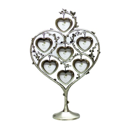 Rama foto metal, inimi, 30x25 cm, Poem Design - eMAG.ro