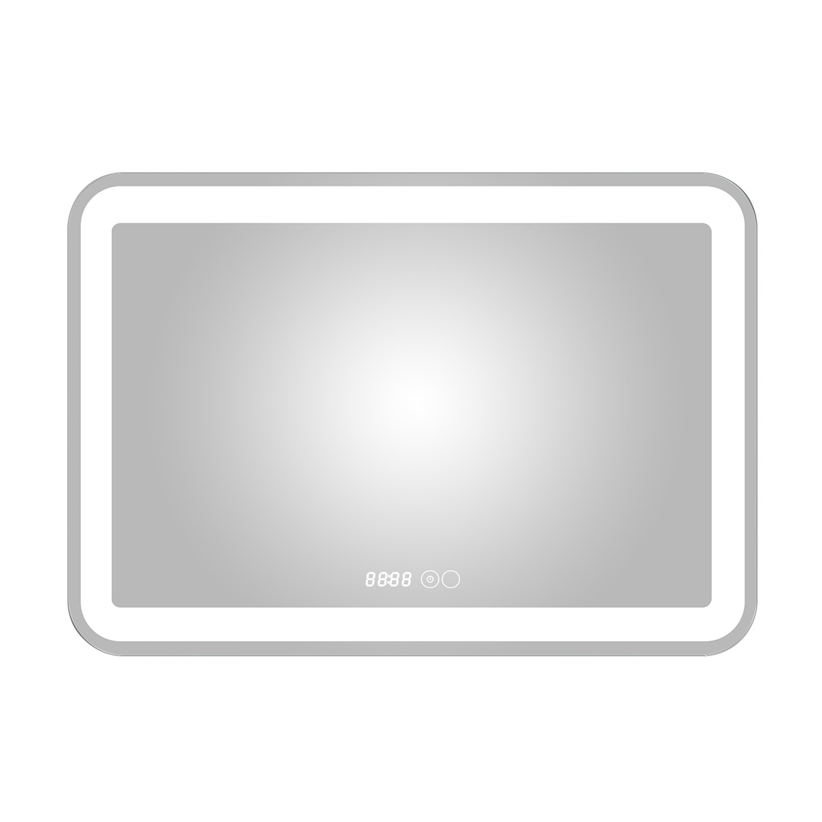 Fürdőszoba tükör, LED világítás, IP44, 100x70cm, Naimeed D4230 ...