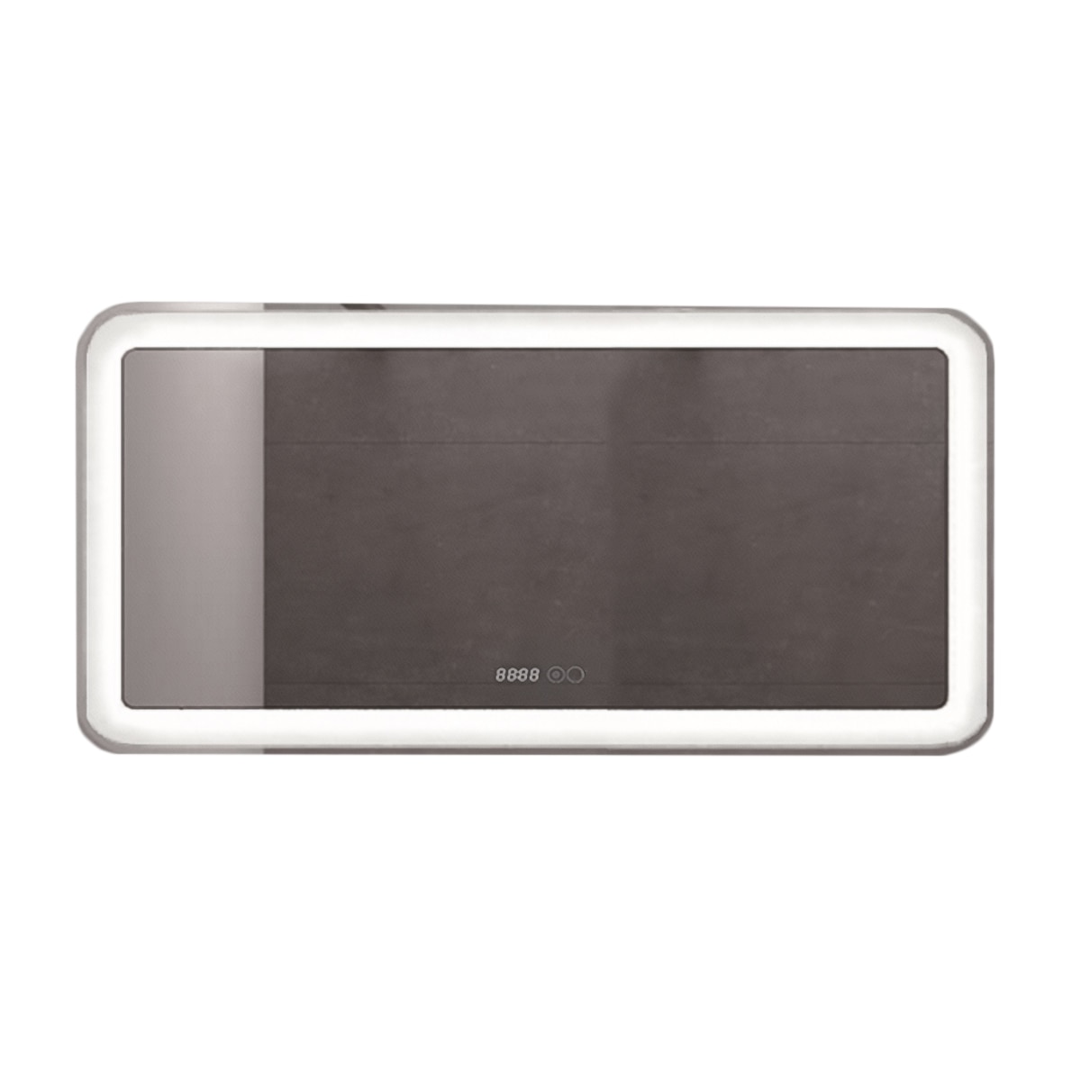 Fürdőszoba tükör, LED világítás, IP44, 100x70cm, Naimeed D4230 ...