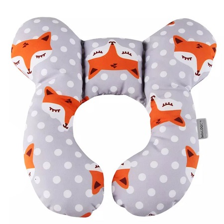 Perna calatorie copii, sustinere cap si gat, 0-24 luni, model vulpi ...