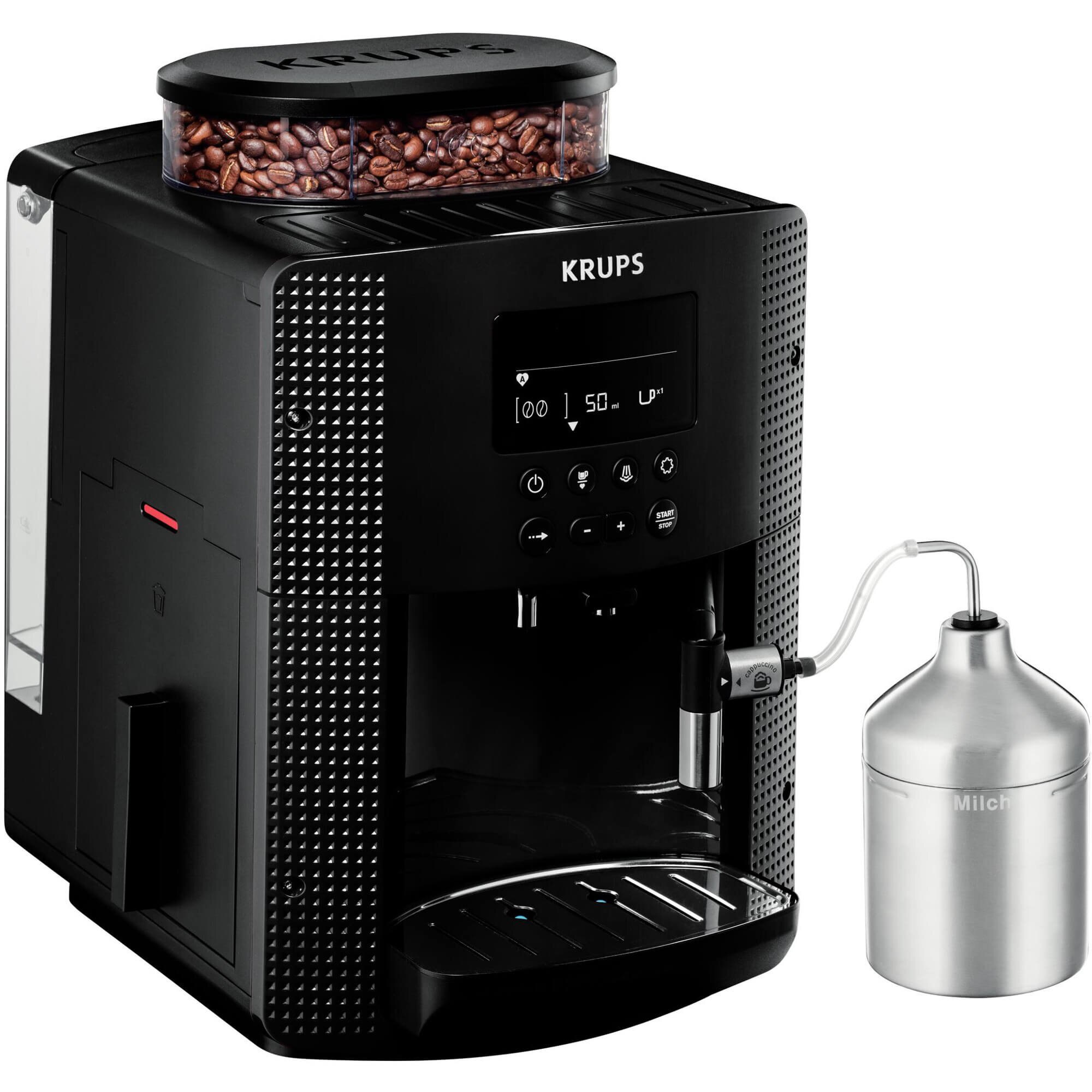 Espressor automat Krups EA816031, 1450 W, 1. L, 15 bar, Negru - eMAG.ro