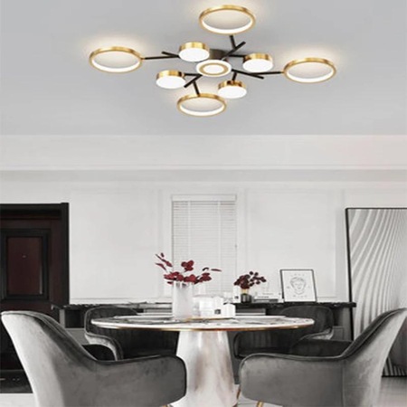 Lustra led cu telecomanda, lumina calda, lumina rece, neutra 170 W ...