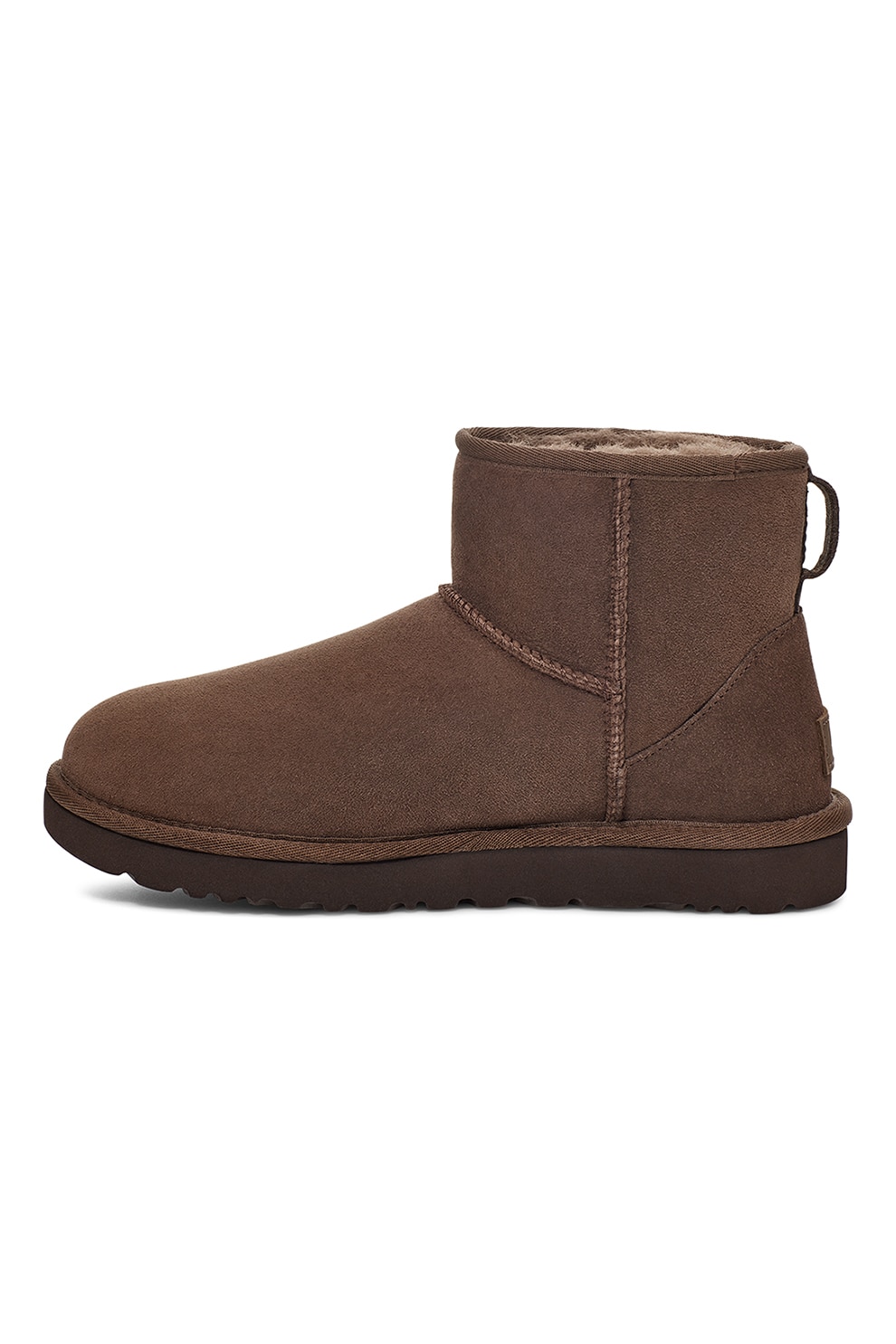 UGG, Cizme low cut de piele intoarsa, fara inchidere Classic Mini II ...