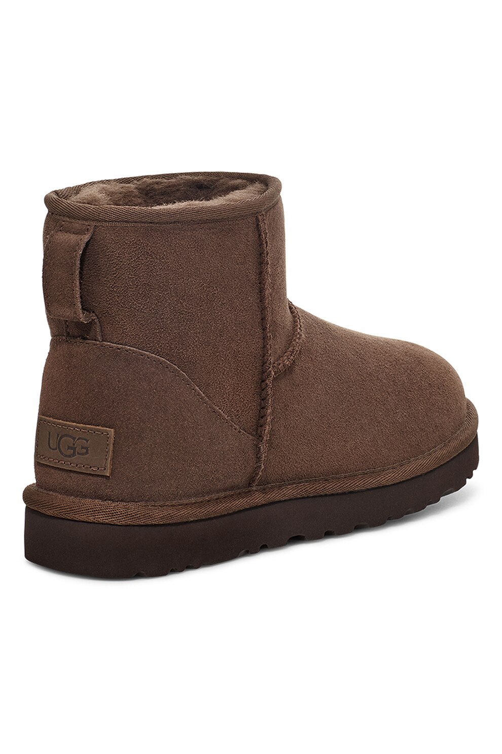 UGG, Cizme low cut de piele intoarsa, fara inchidere Classic Mini II ...