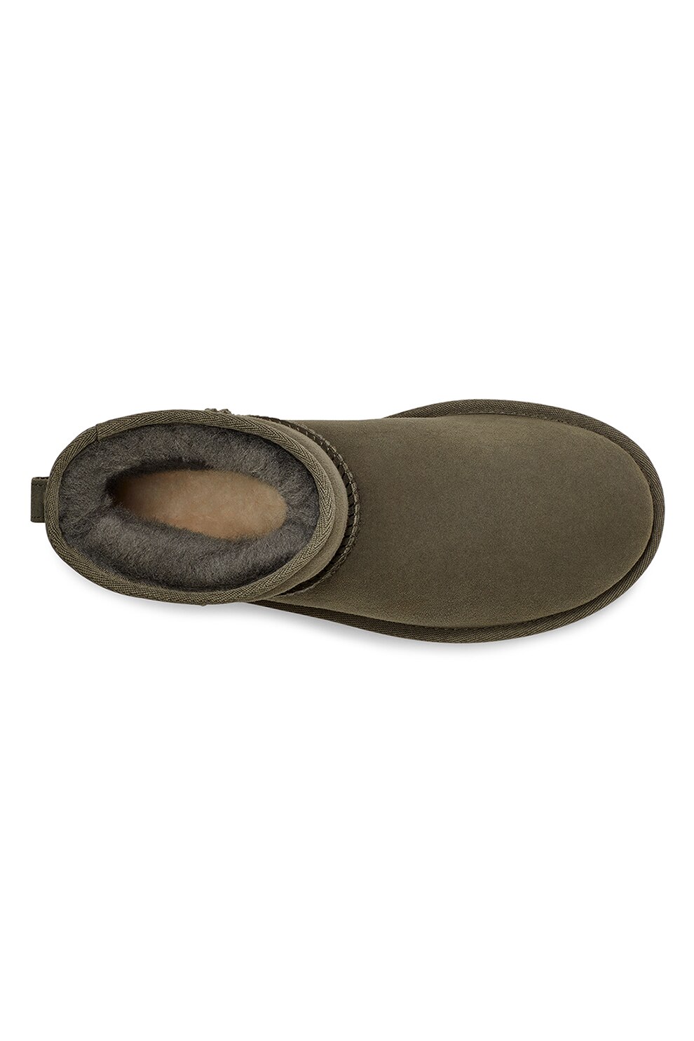 UGG, Ghete slip-on rezistente la apa din piele intoarsa Classic Mini II ...
