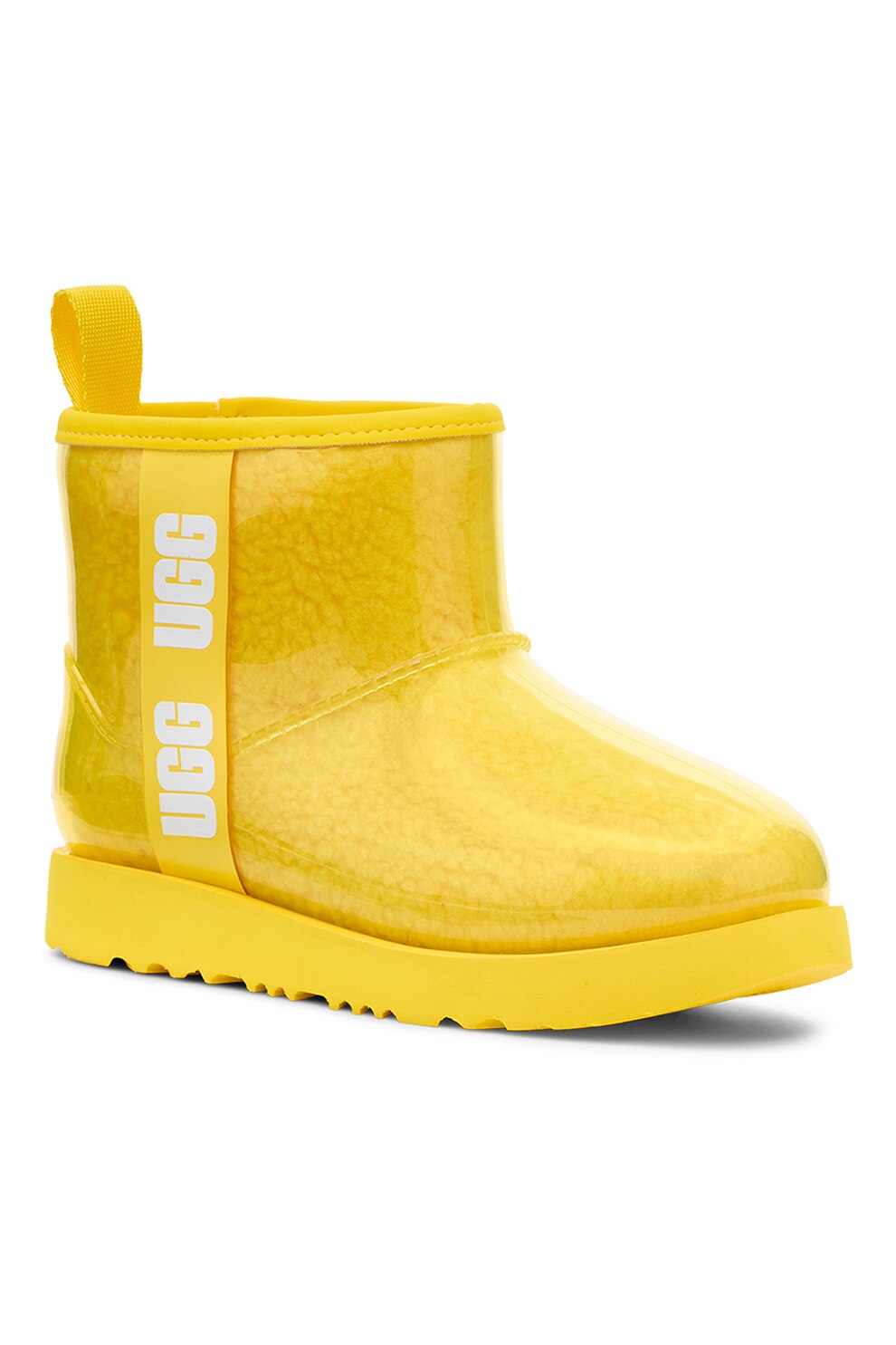 UGG, Гумени боти Classic Clear Mini II, Жълт, 35 EU - eMAG.bg