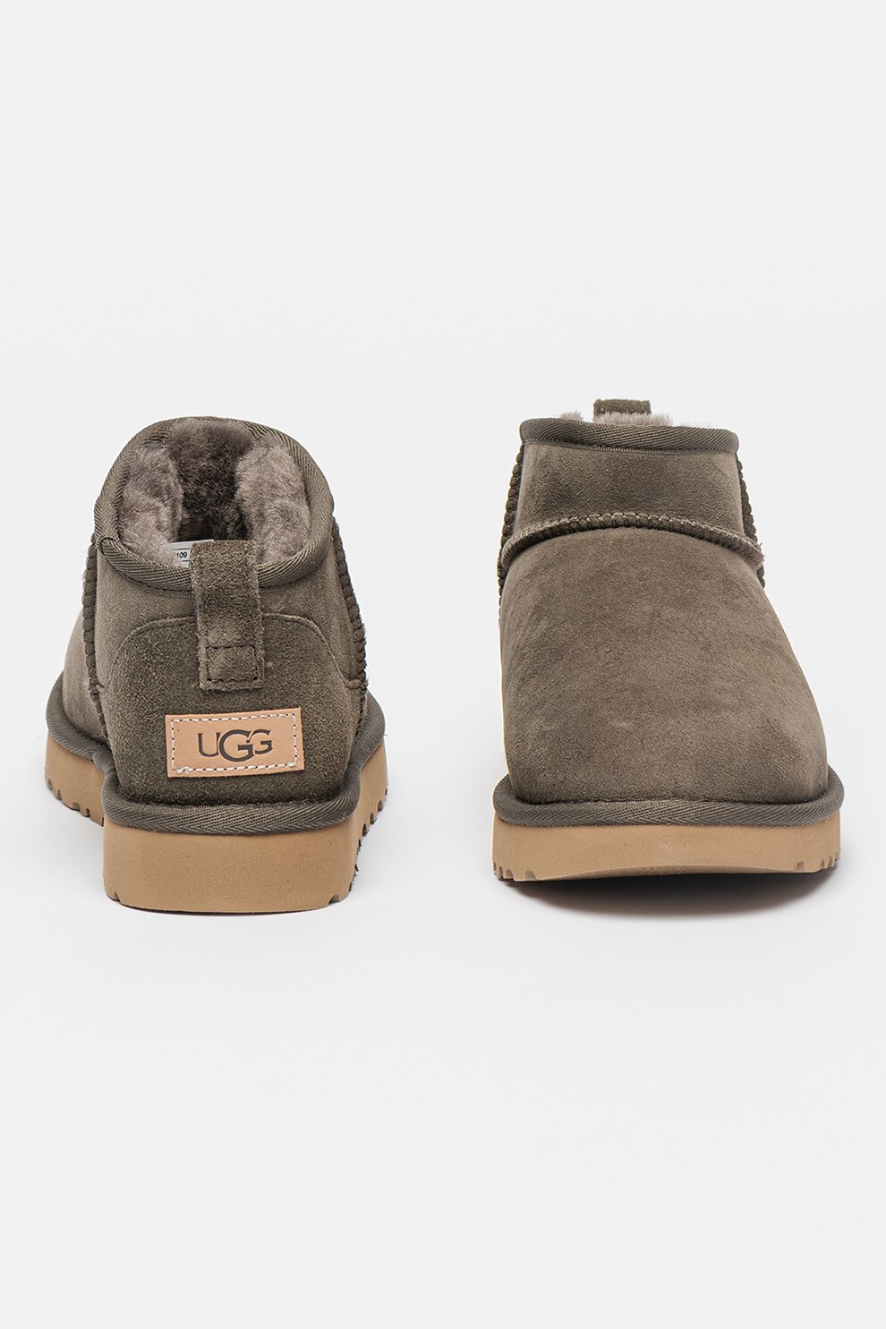 UGG, Ghete slip-on de piele intoarsa cu finisaj rezistent la apa ...