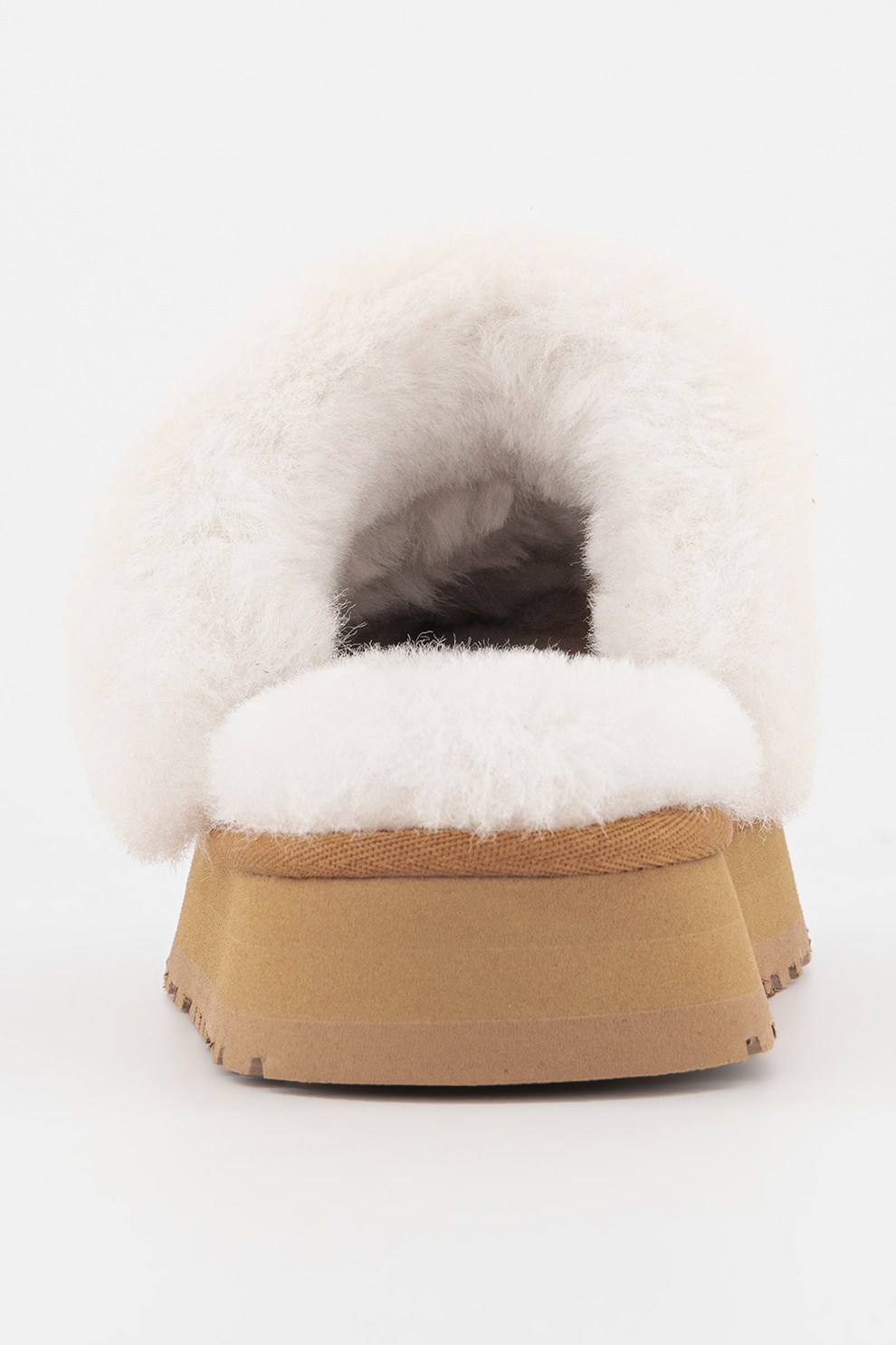 UGG, Papuci de casa din piele intoarsa cu captuseala din lana Disquette ...