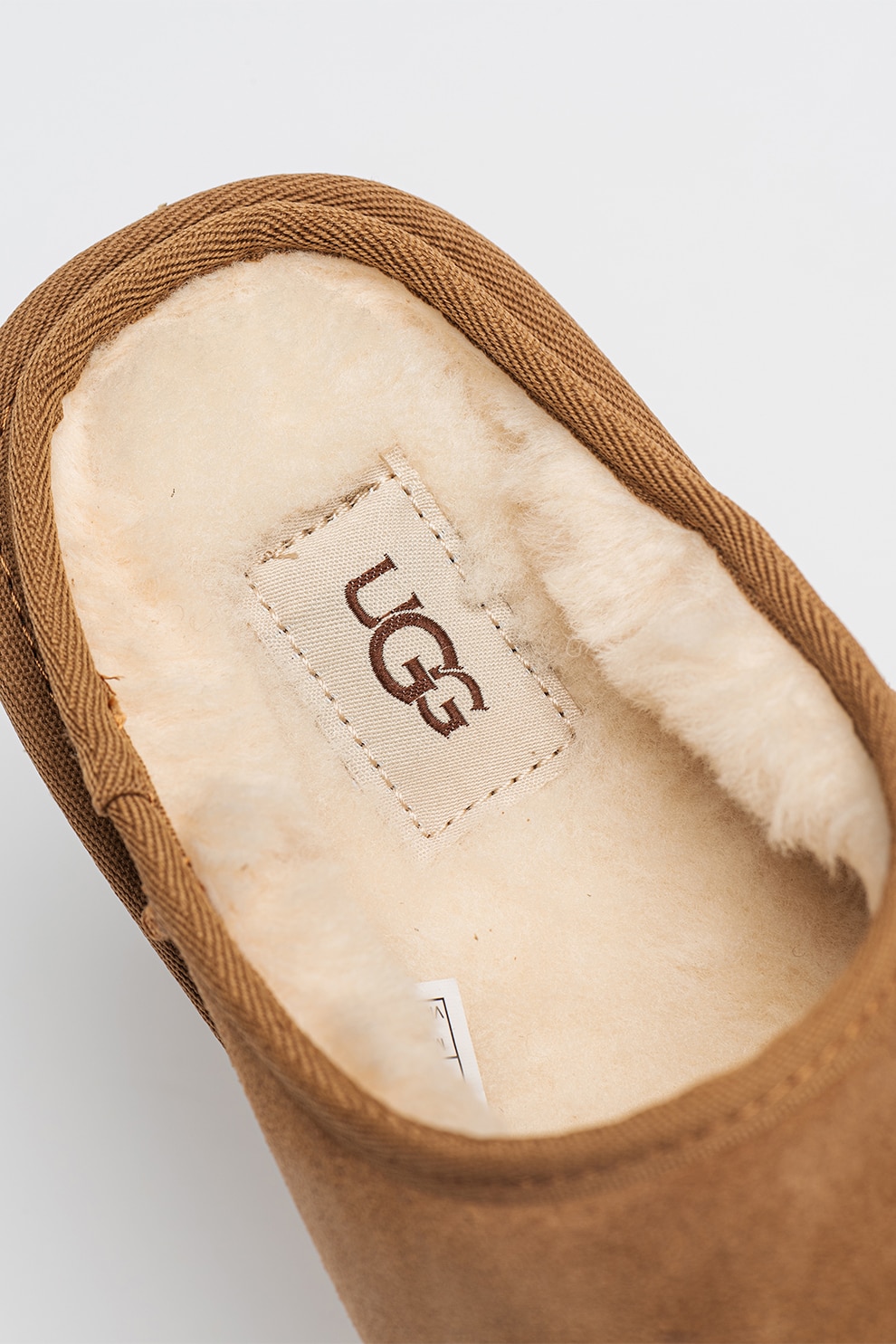UGG, Велурени чехли Classic, Камел, 12 - eMAG.bg