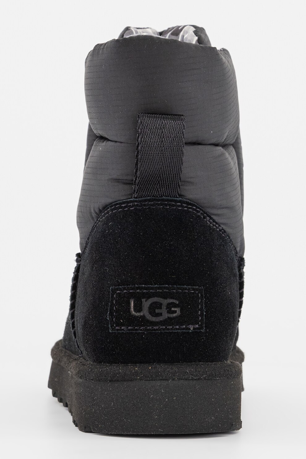 UGG, Ghete cu garnituri din piele intoarsa Classic Maxi Toggle, Negru ...