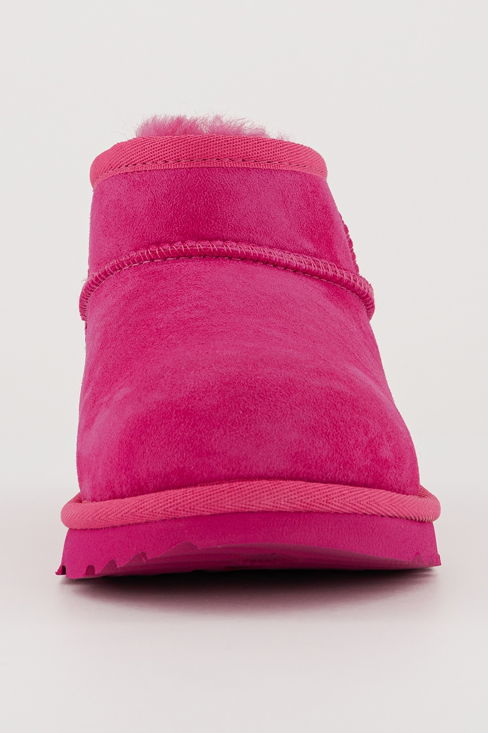 UGG, Ghete slip-on din piele intoarsa Classic Ultra Mini, Roz, 36 EU ...