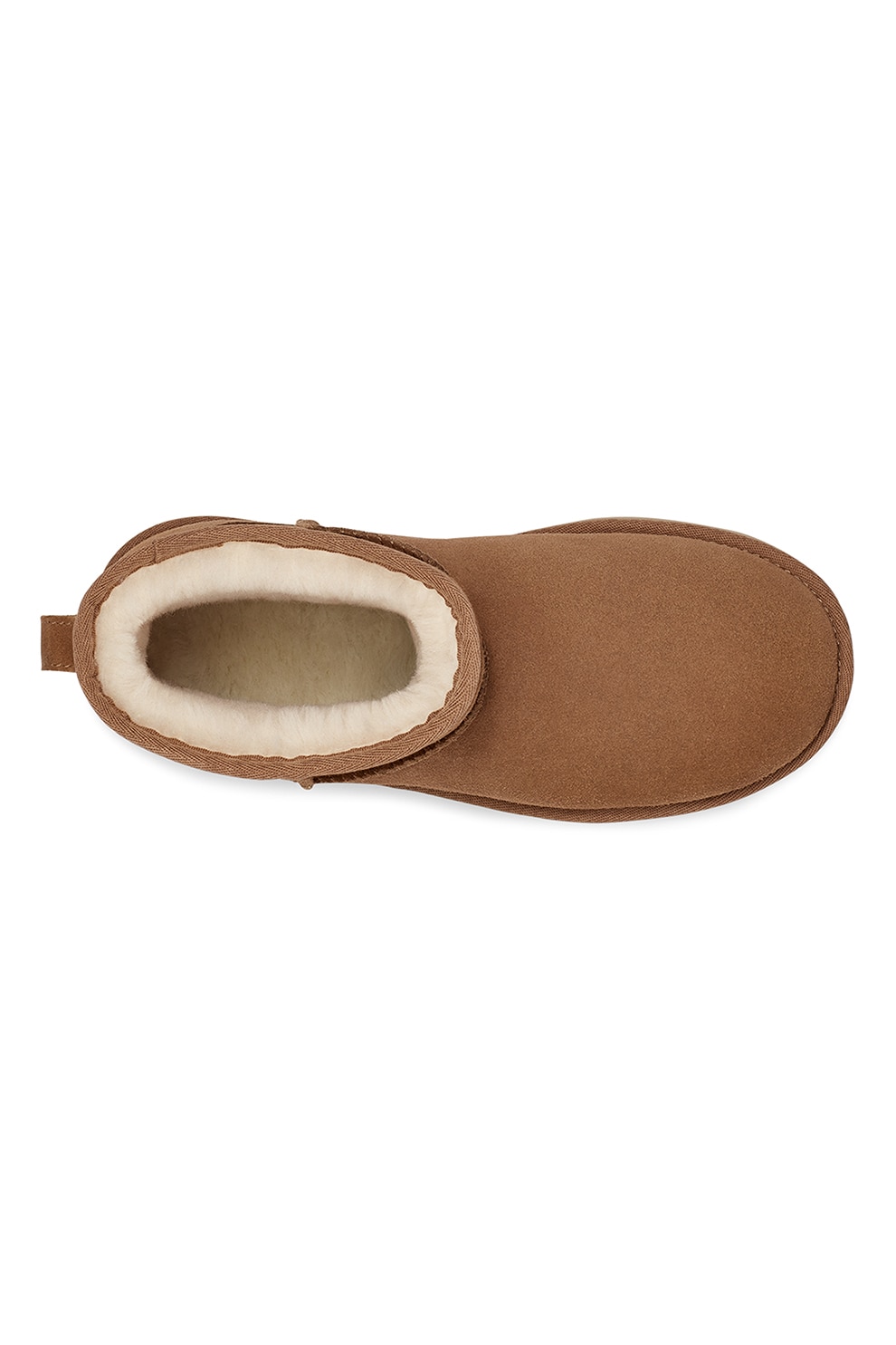 UGG, Ghete flatform rezistente la apa din piele intoarsa Classic Mini ...