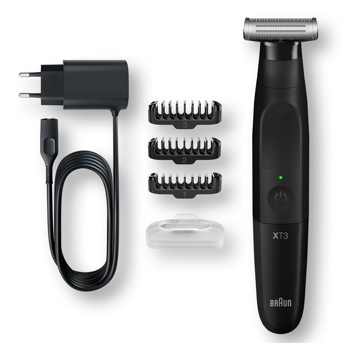 Aparat hibrid de barbierit si tuns barba Braun Series X XT3100 Wet&Dry ...