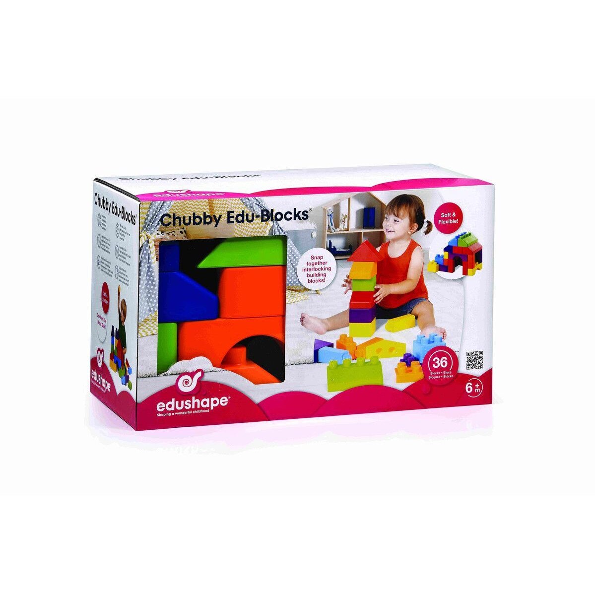 Конструктор за бебета - 36 части, Edublocks - eMAG.bg