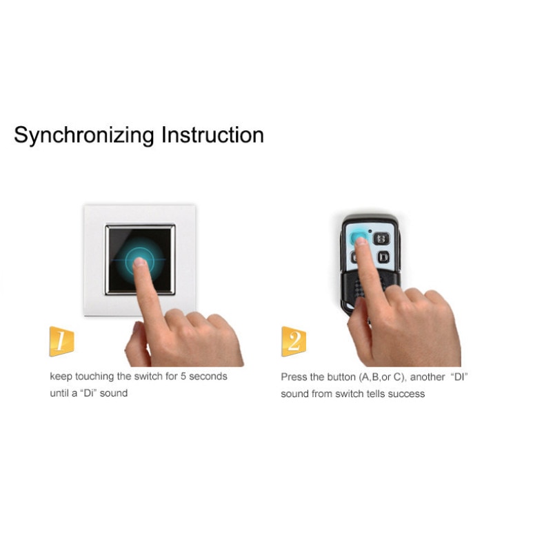 Telecomanda pentru intrerupator touch screen wireless marca LIVOLO ...