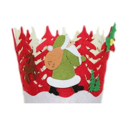 Cos pasla Round Mos Craciun - eMAG.ro