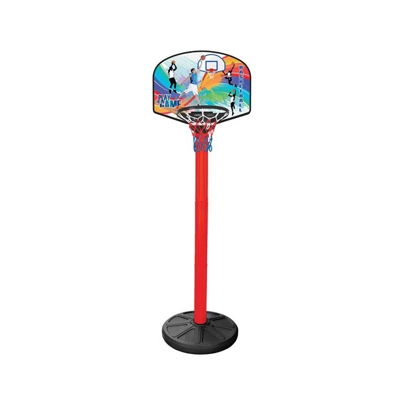 Set Cos de baschet + Minge, LiveUp, Plastic, Inaltime reglabila ...