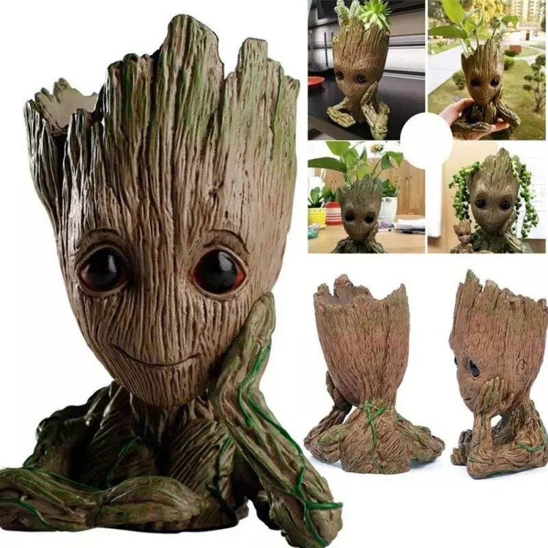 Ghiveci De Flori SIKS, Figurina, Groot Cel Ganditor, Gardienii Galaxiei ...