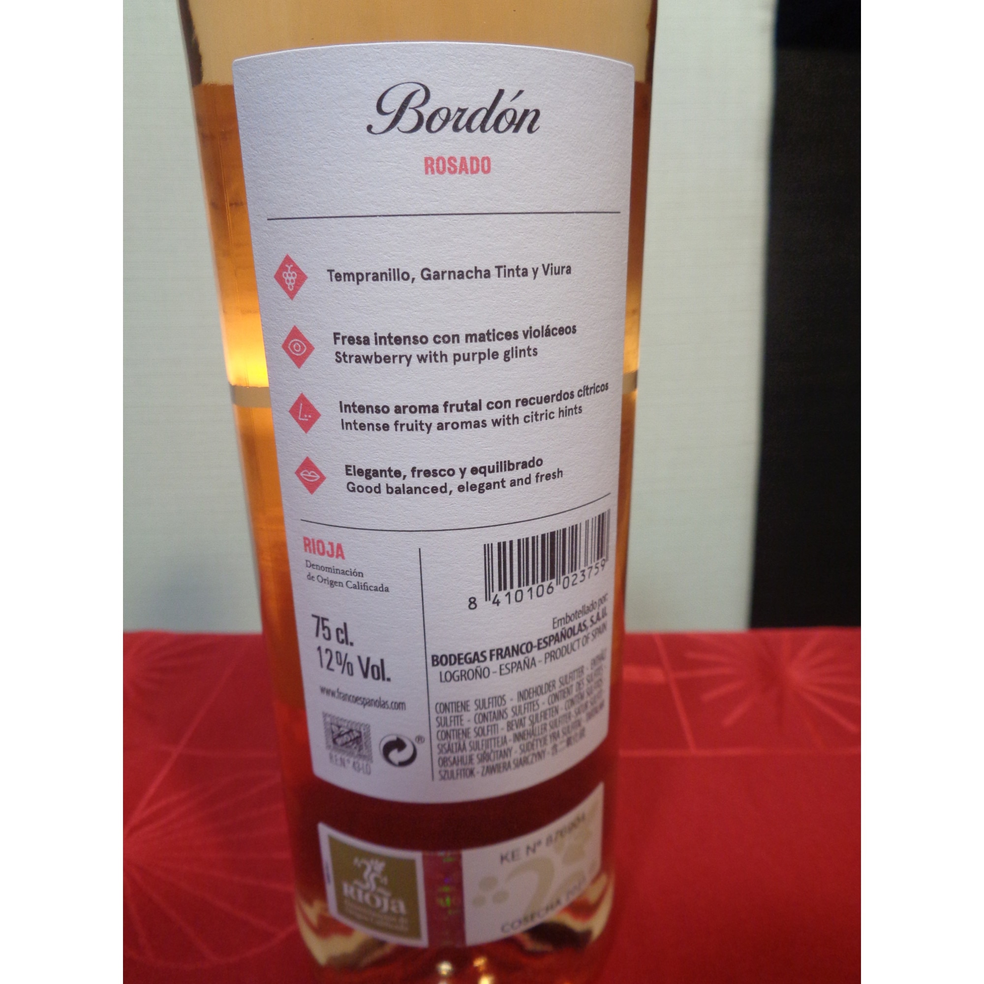 Vin Bordon Rosado - Rose 2021, 750 ml - eMAG.ro