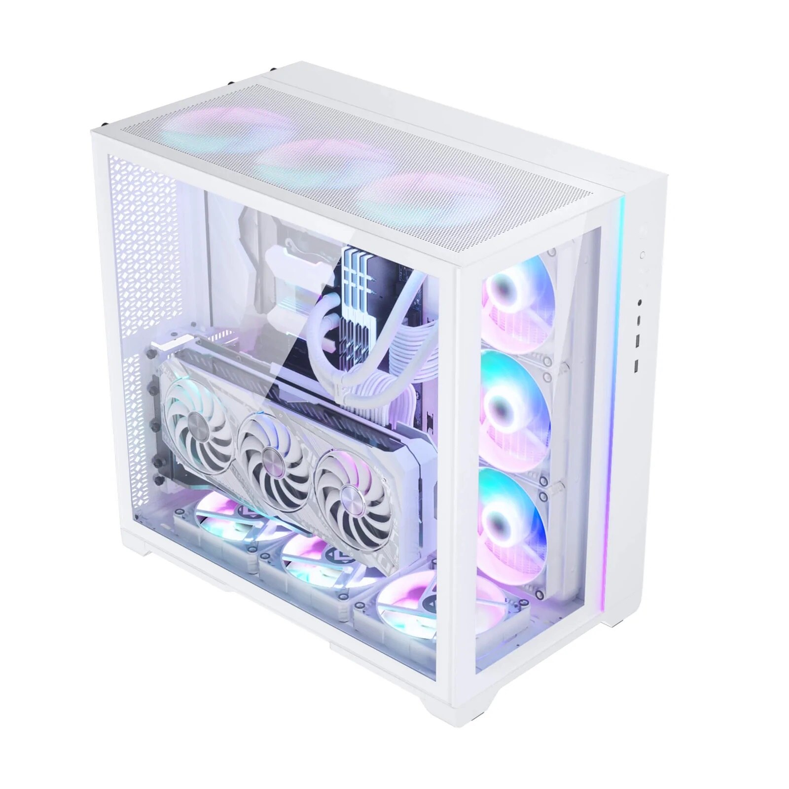 Корпус NEO QUBE 2, MAGNIUMGEAR, без захранване, Middle Tower, ATX, Dual ...