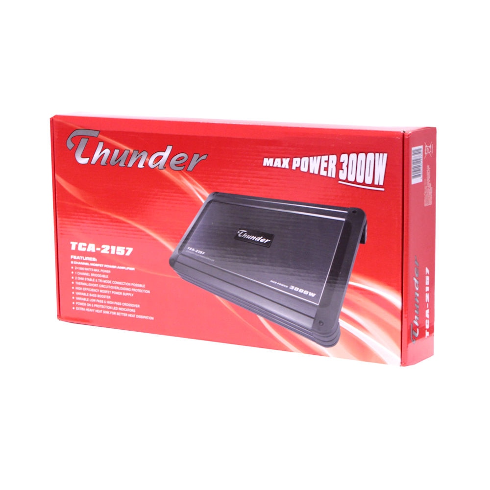 Amplificator auto Thunder TCA-2157, 2 x 150W RMS - eMAG.ro