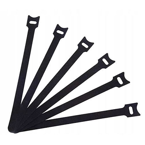 Set Benzi Velcro Reutilizabile pentru Organizare Cabluri, 6 coliere x ...