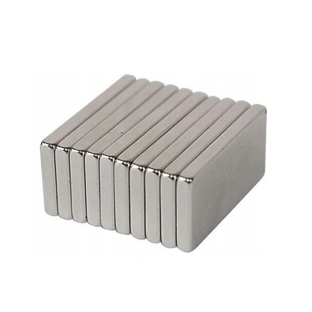 Set 10 magneti neodim, 8x4x2mm, Argintiu - eMAG.ro