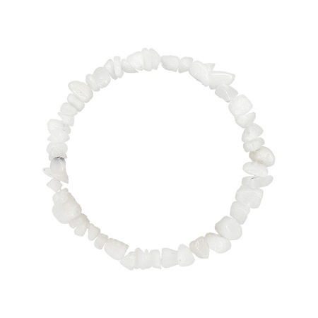 Bratara chips Jad Alb - cristale semipretioase, unisex, e-crystals ...