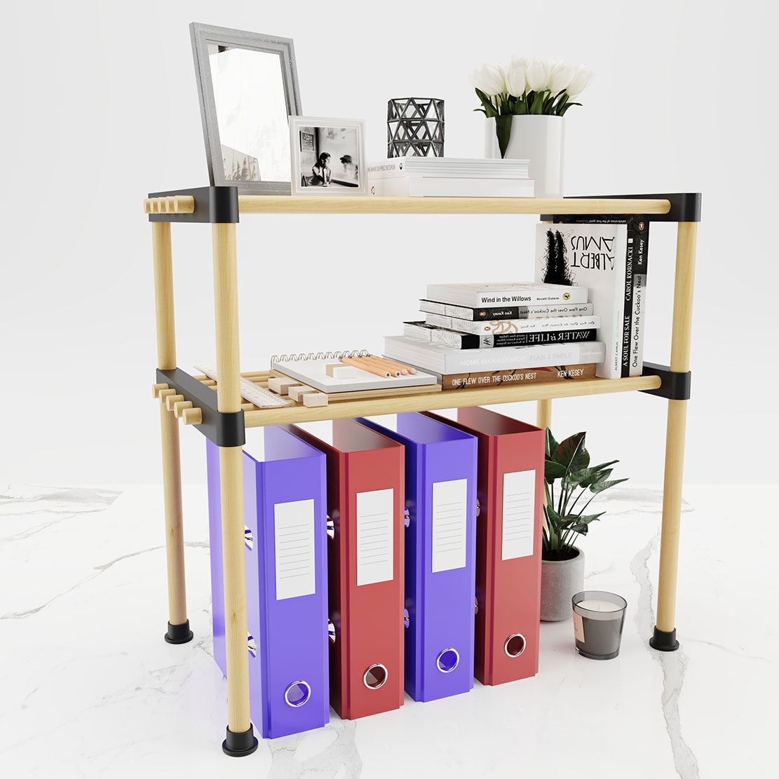 Raft modular din lemn, SEOWOOD, SEO 8182, 51 cm - eMAG.ro