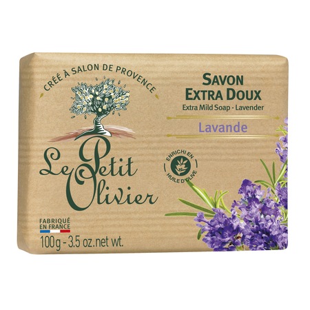 Sapun solid lavanda Le petit olivier, 100 g - eMAG.ro
