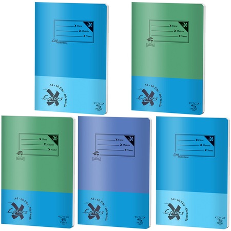 Комплект от 5 тетрадки BASIC, A4, 60 листа, Редове - eMAG.bg