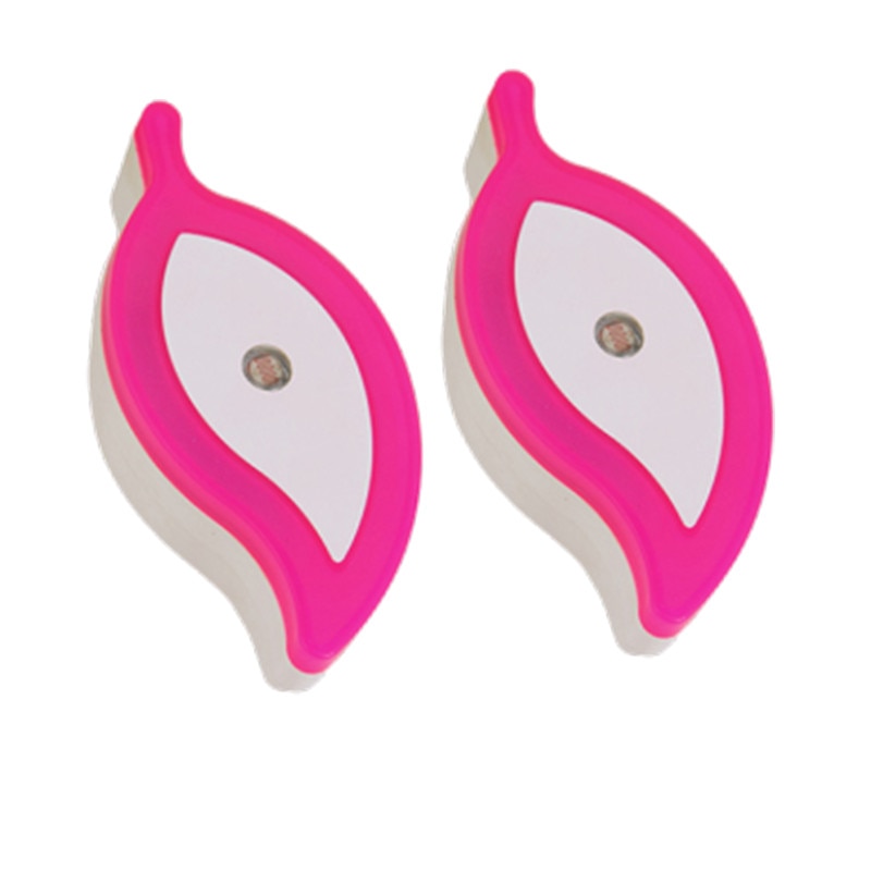 Set 2 lampi de veghe, LED, Senzor ambiental, Model frunza, Roz - eMAG.ro