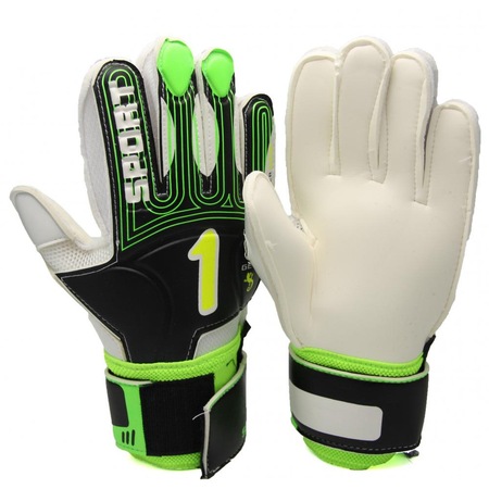 Manusi portar copii 9, 11 ani negru, verde, alb, marime 6 - eMAG.ro