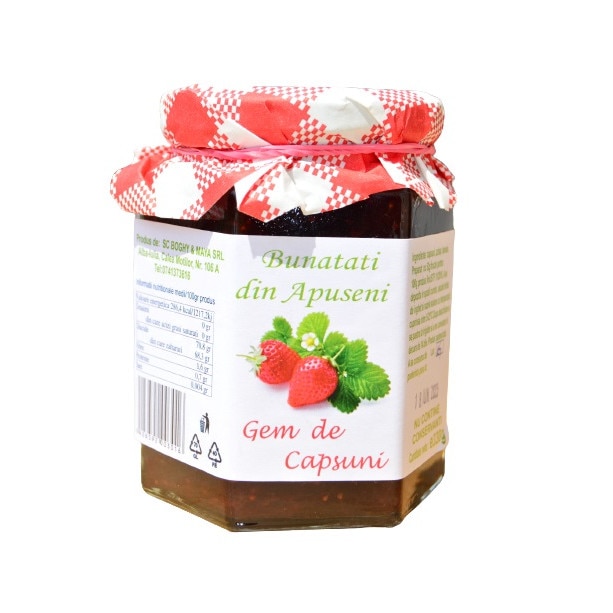 Gem de Capsuni 330gr BUNATATI DIN APUSENI - eMAG.ro