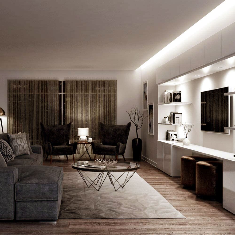 Kit Banda Led 12V SIKS Lumina Ambientala Alb Cald, 5 Metri, IP65, Led ...