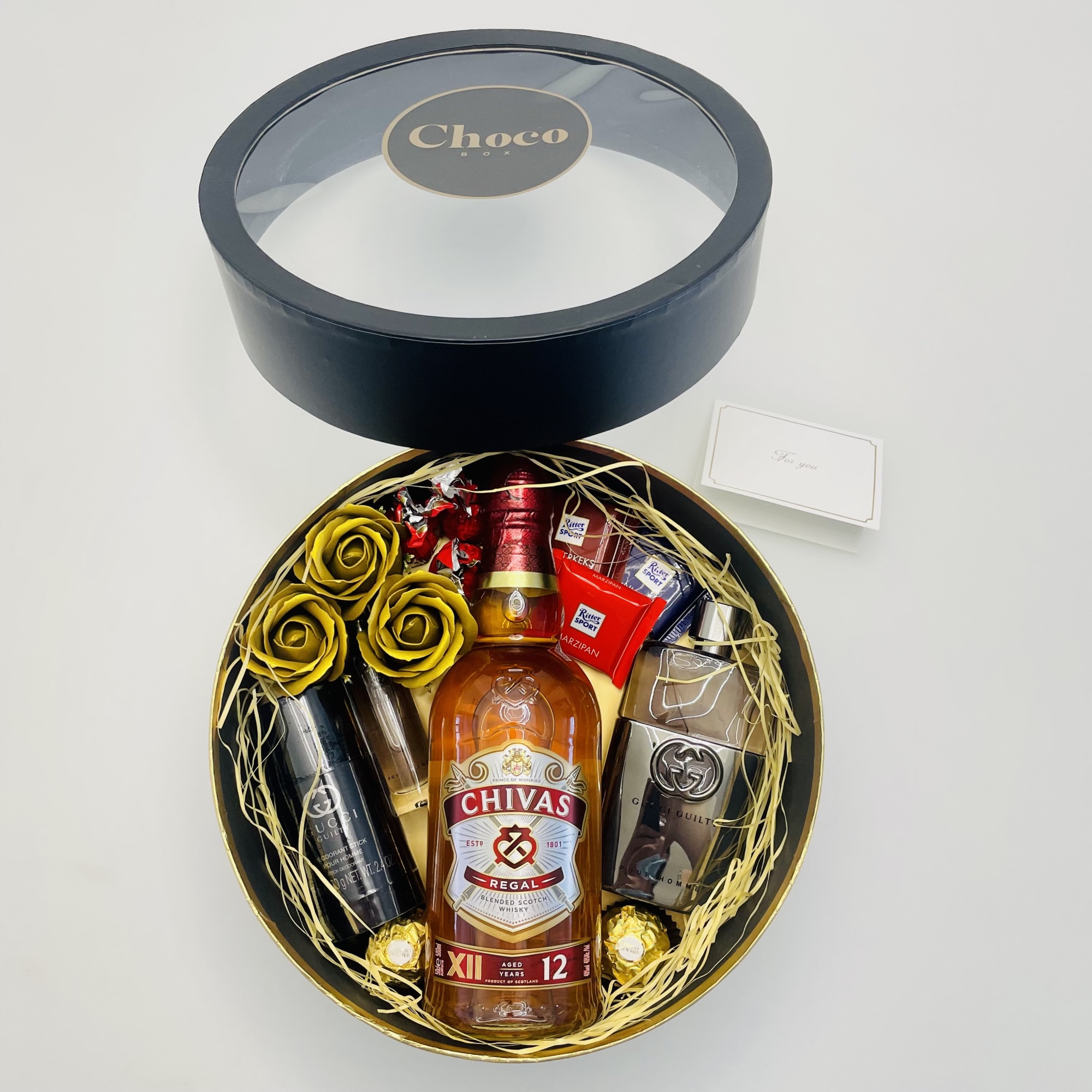 Cutie Cadou Chocobox, pentru Barbati, Set Gucci Guilty: Apa de toaleta ...