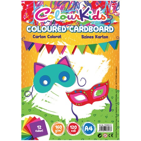 Carton Color Colour KIDS A4 160gr 120 coli 12 culori - eMAG.ro