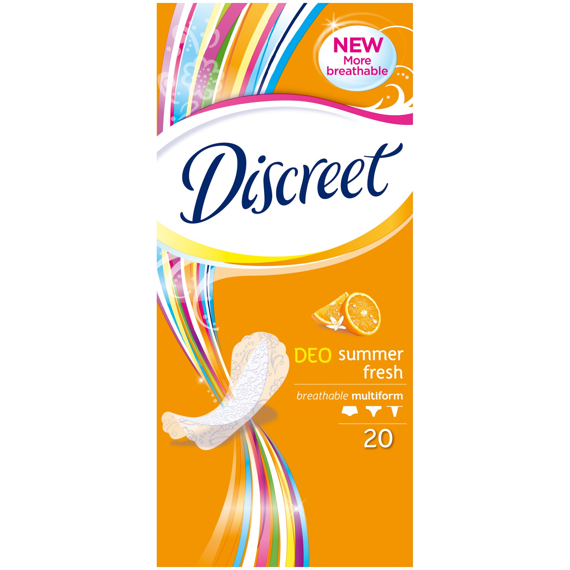 Absorbante Discreet Deo Summer Fresh 20 buc - eMAG.ro