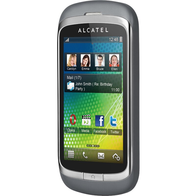 Telefon mobil Alcatel 818D Dual Sim, Grey - eMAG.ro